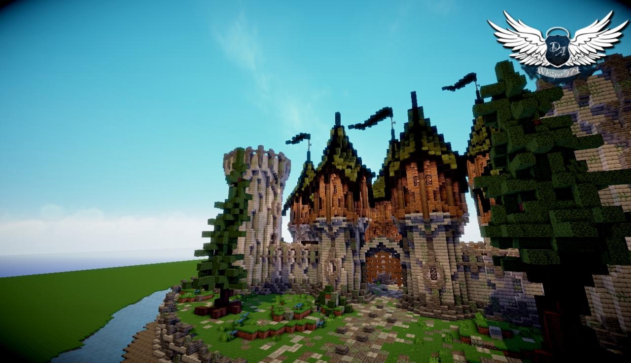 Simple medieval spawn ( faction ) Minecraft Map