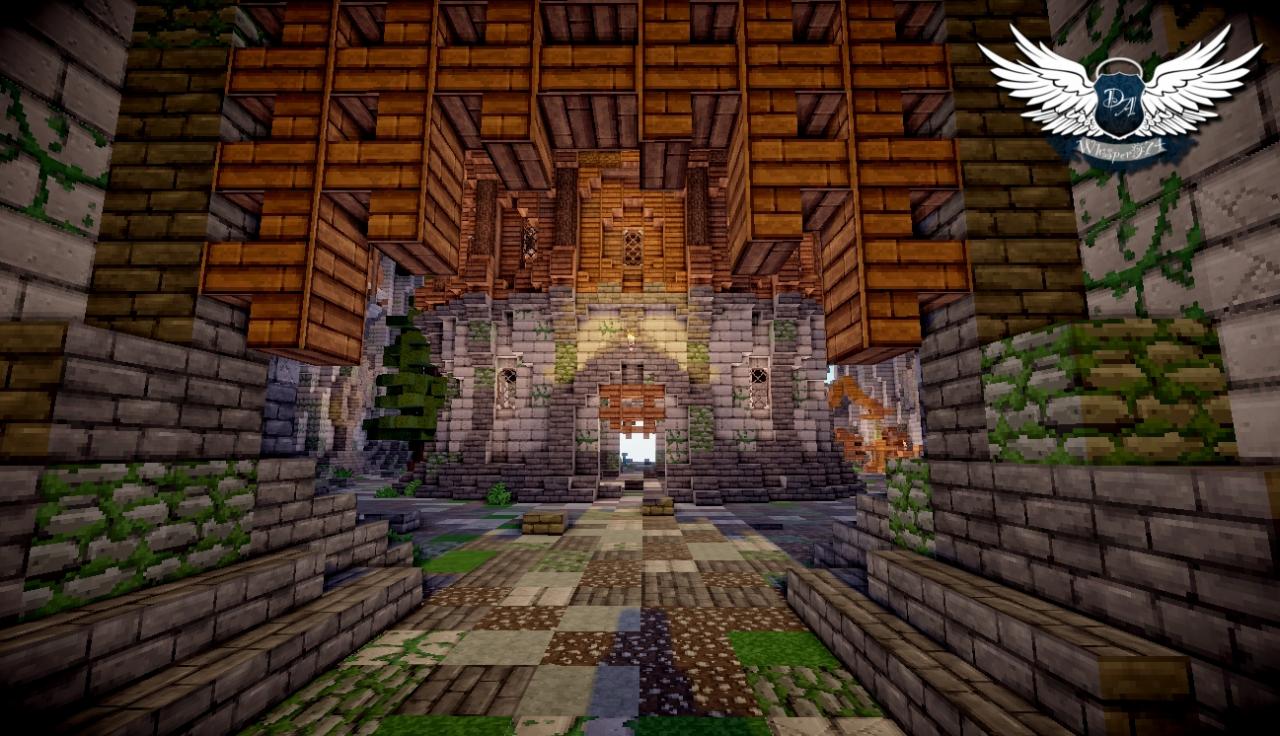 Simple medieval spawn ( faction ) Minecraft Map