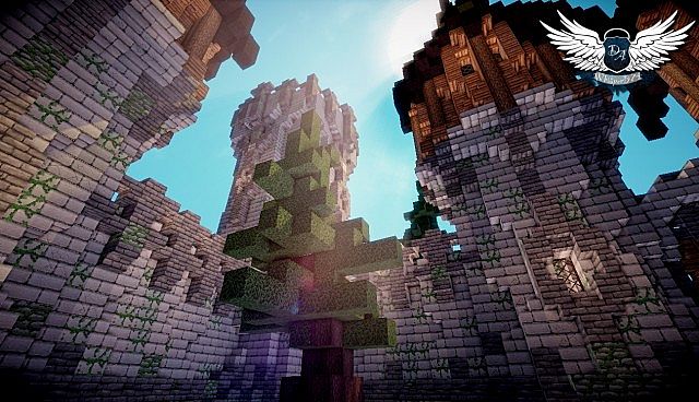 Simple medieval spawn ( faction ) Minecraft Map