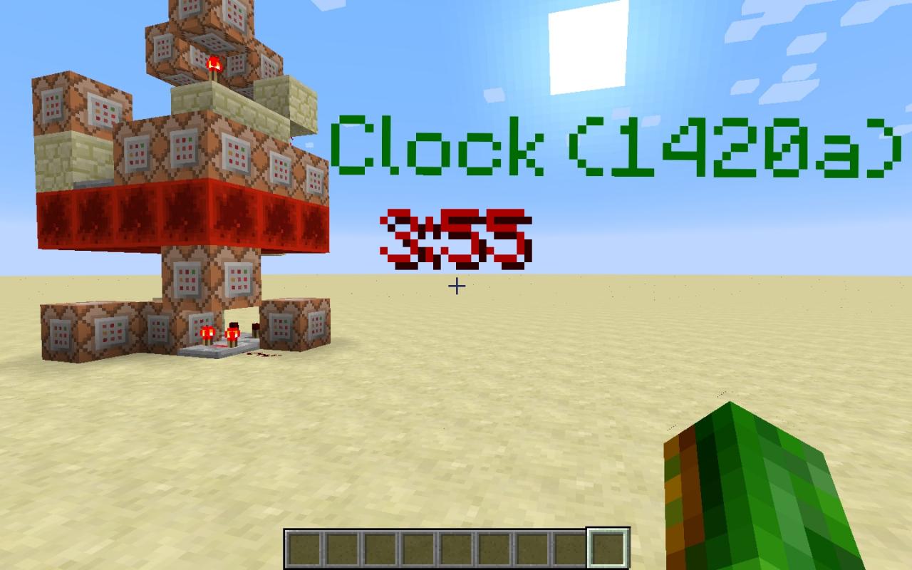 Clock Minecraft Map