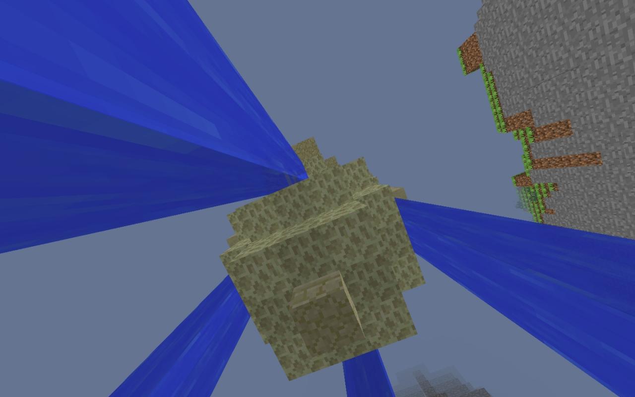 Epic Flying Temple Minecraft Map