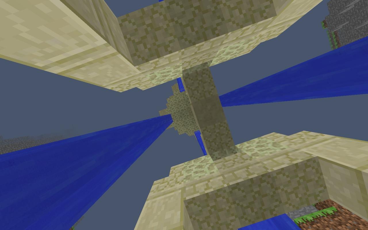 Epic Flying Temple Minecraft Map