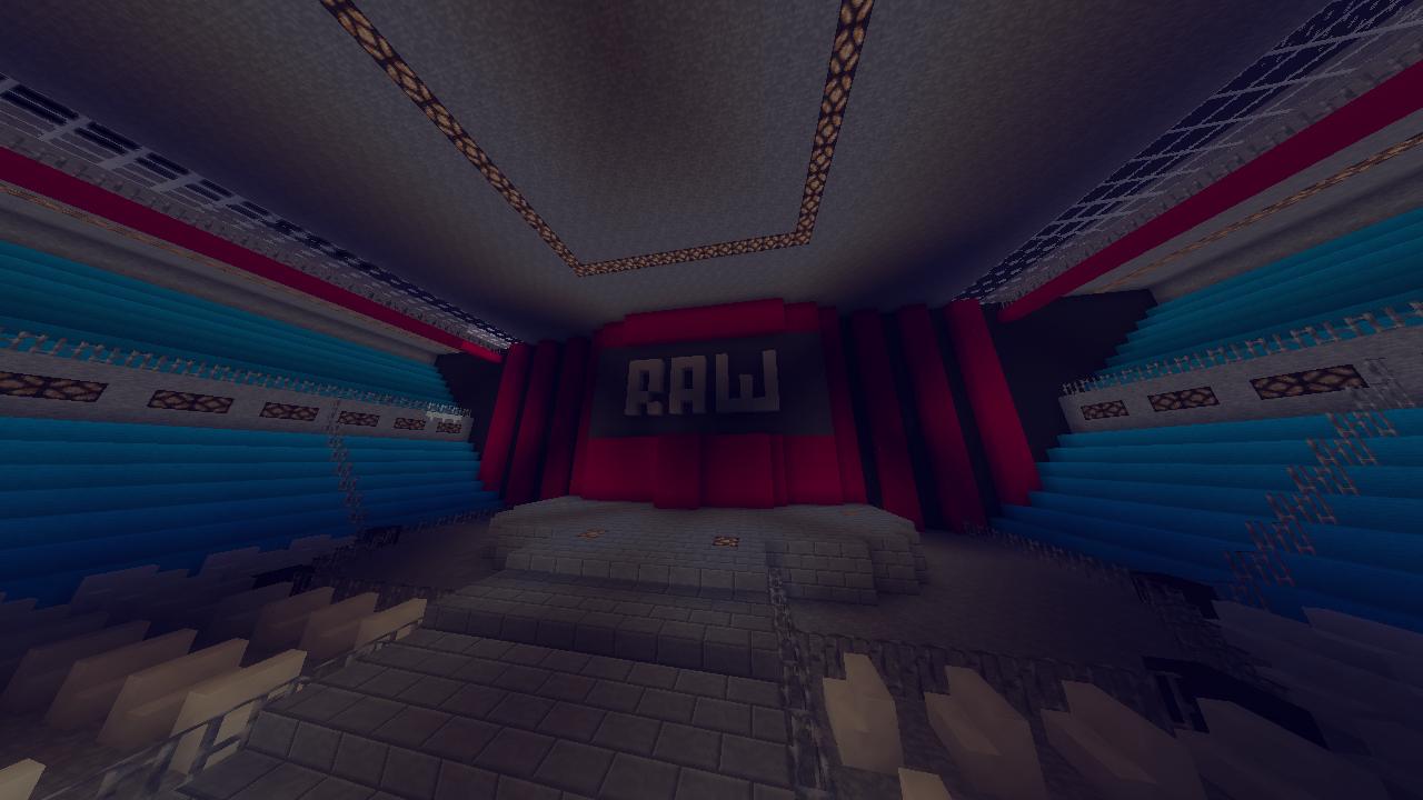 MINECRAFT WWE RAW ARENA 2014 Minecraft Map
