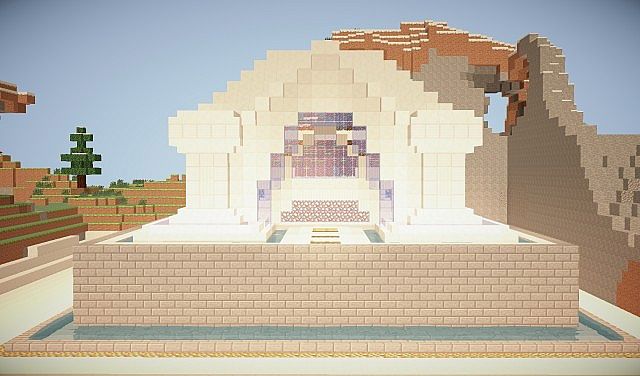 White & Blue | Minecraft Spawn 1.7 Minecraft Map