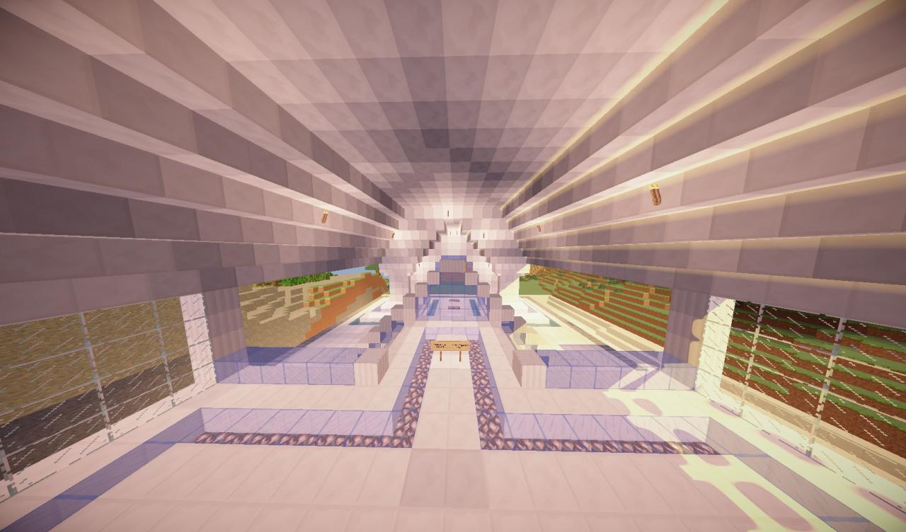 White & Blue | Minecraft Spawn 1.7 Minecraft Map