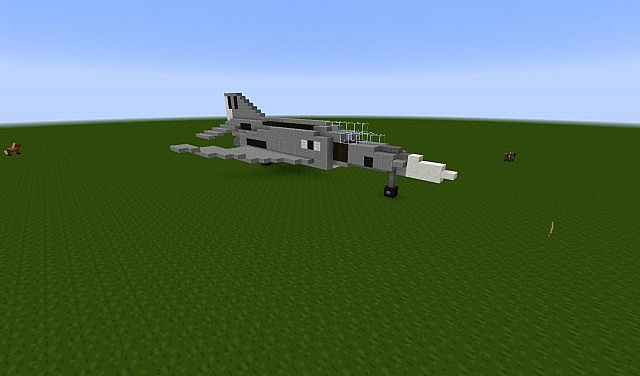 Military Plane F-4 Minecraft Map