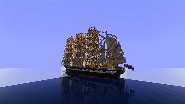 The Kruzenshtern - sailing ship Minecraft Map