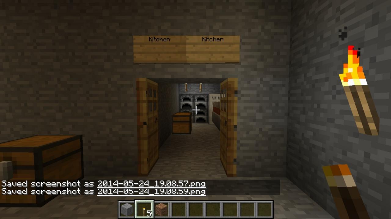 Underground house Minecraft Map