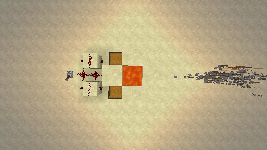 Radip fire flaming arrow dispenser Minecraft Map