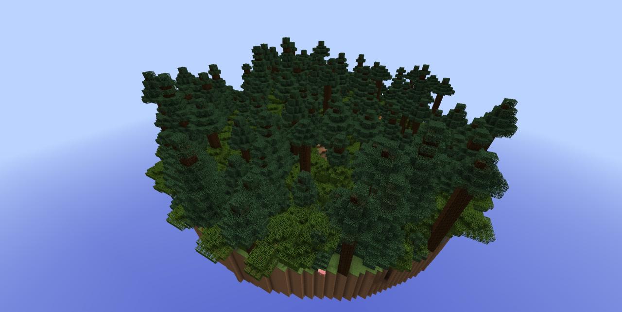 Floating Forest Island Minecraft Map