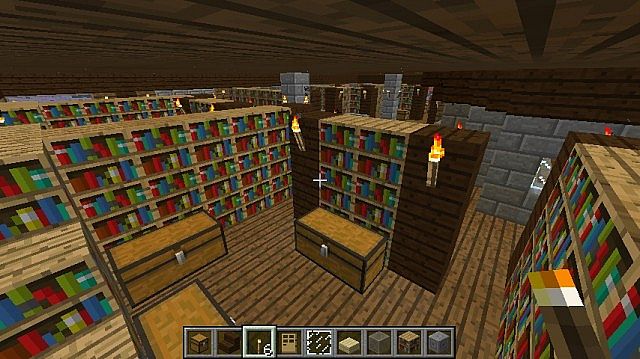 Darkwood Library Minecraft Map