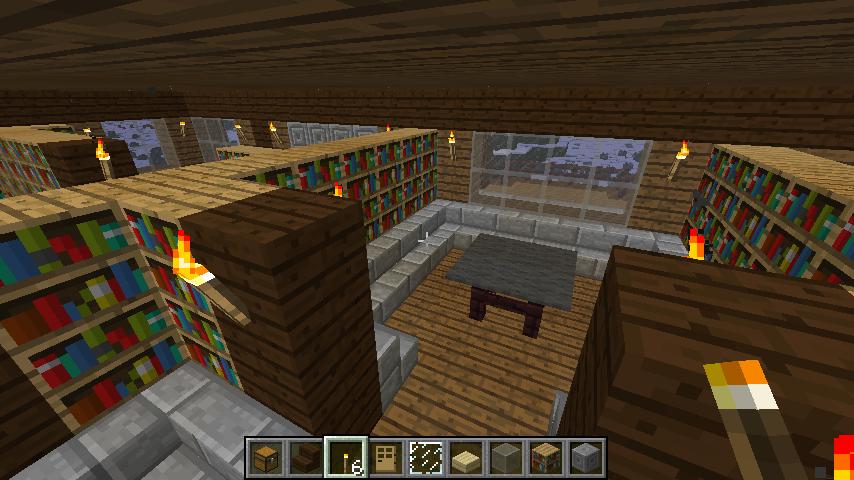 Darkwood Library Minecraft Map