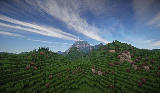 custom terrain (4608X4608) Minecraft Map