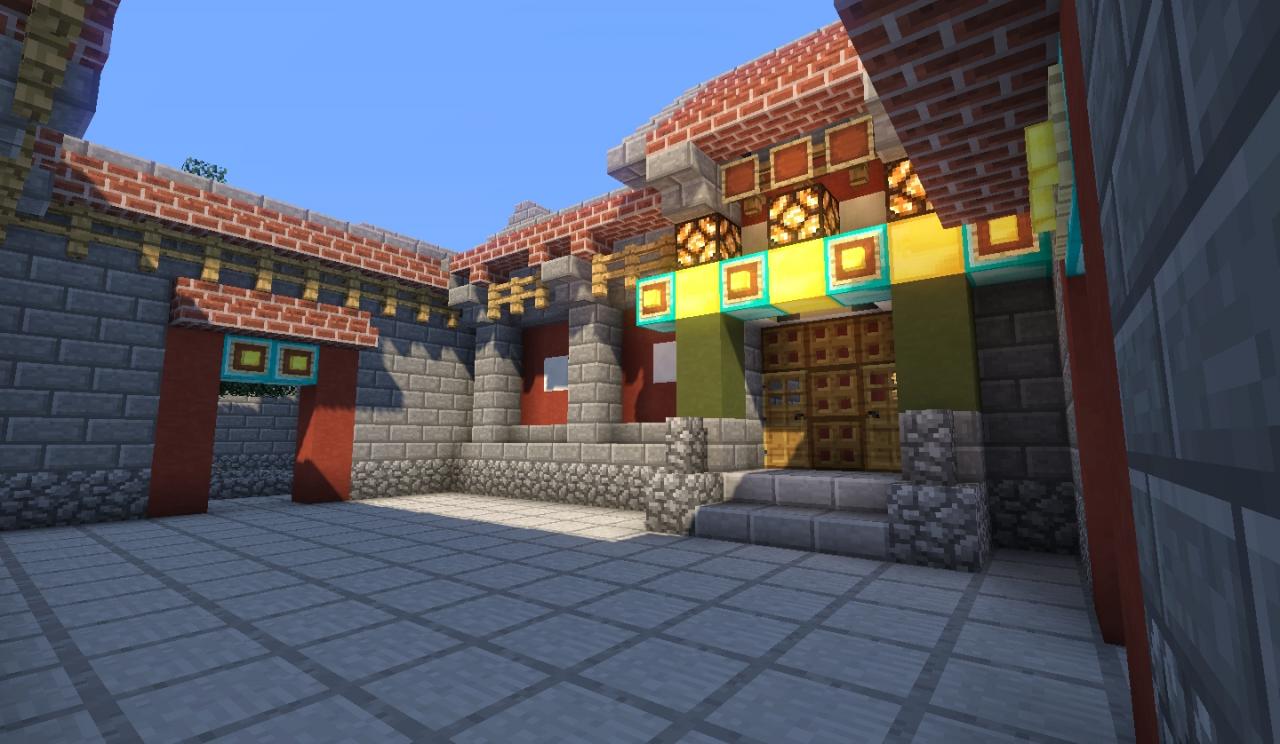Siheyuan (四合院) Chinese house Minecraft Map