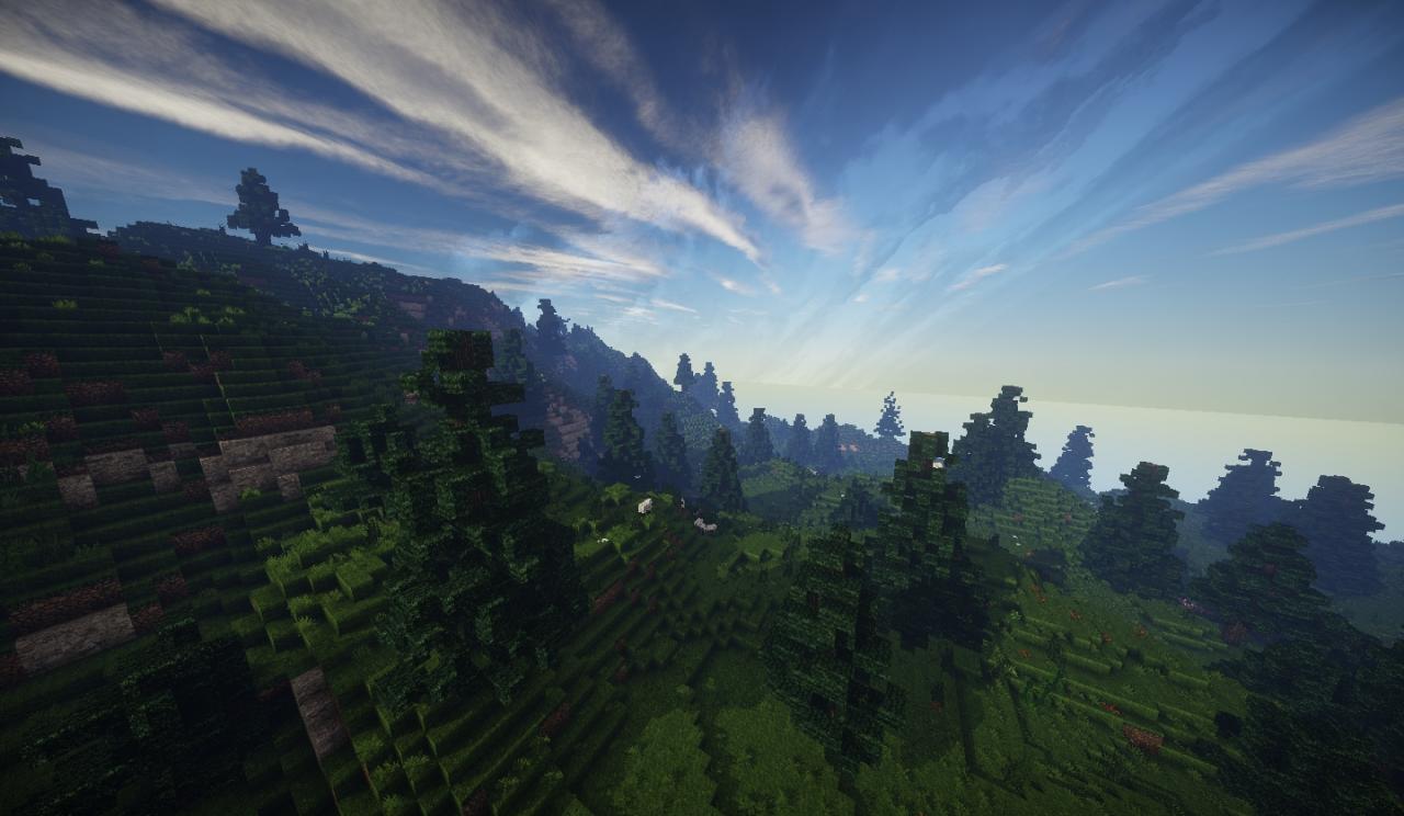 custom terrain (4608X4608) Minecraft Map