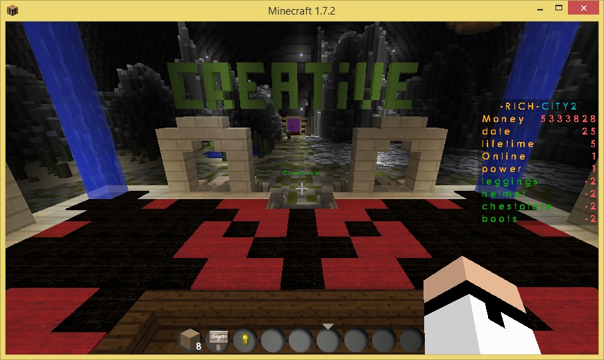 rich city 2 Hub Minecraft Map