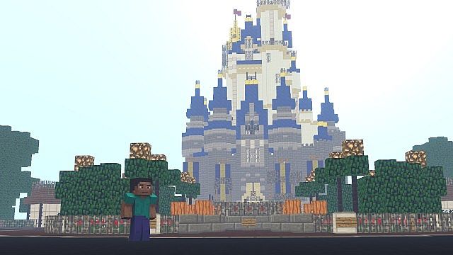 Minecraft Disney computer background