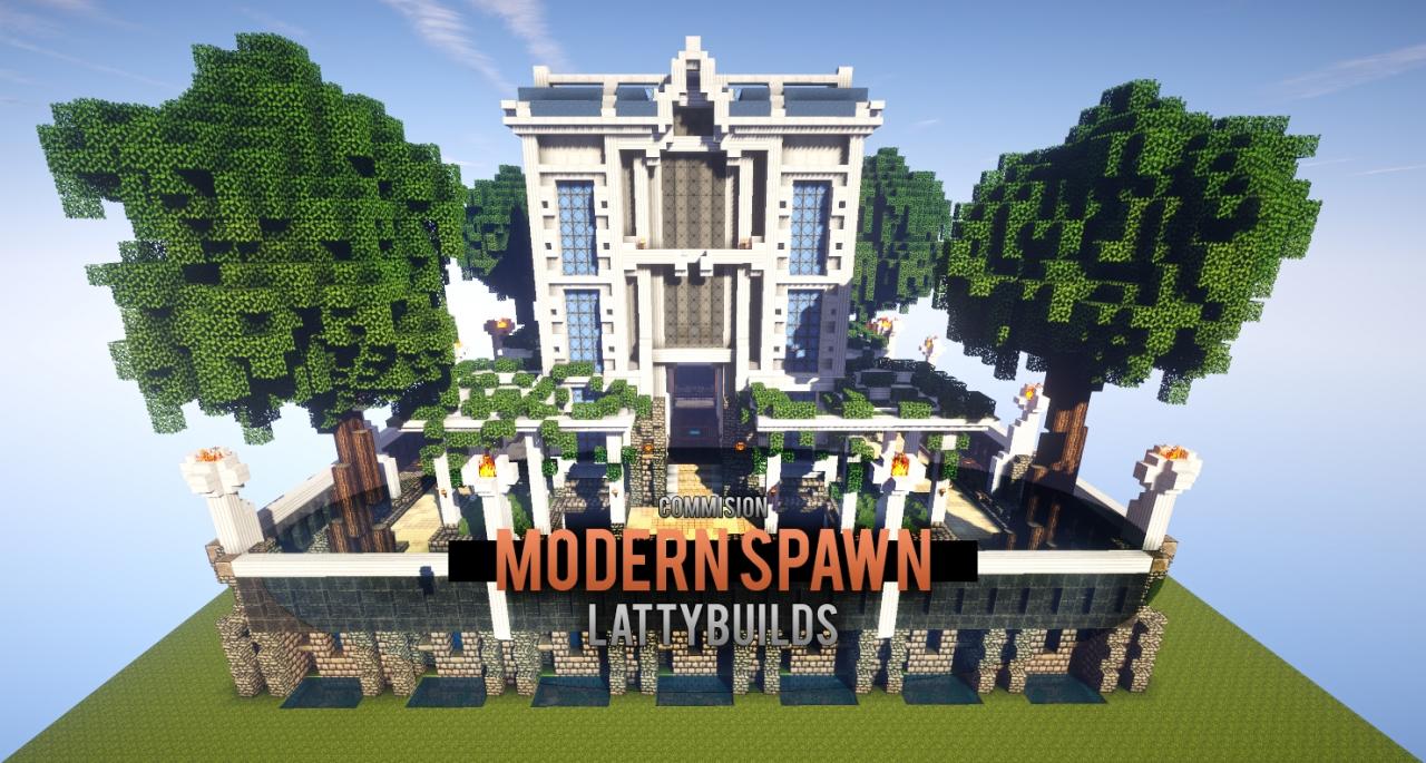 [Modern] Faction spawn [Commission] Minecraft Map