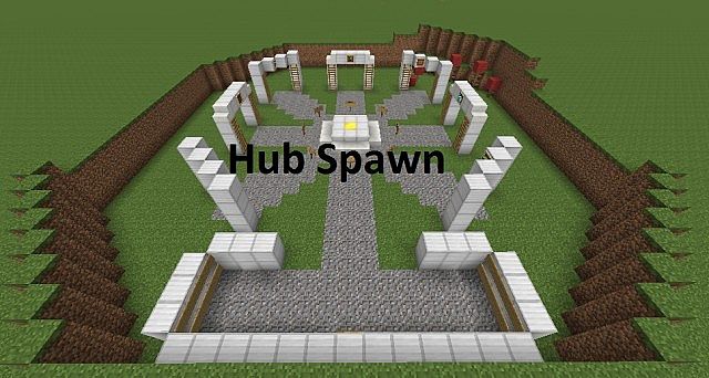 Hub Spawn Minecraft Map