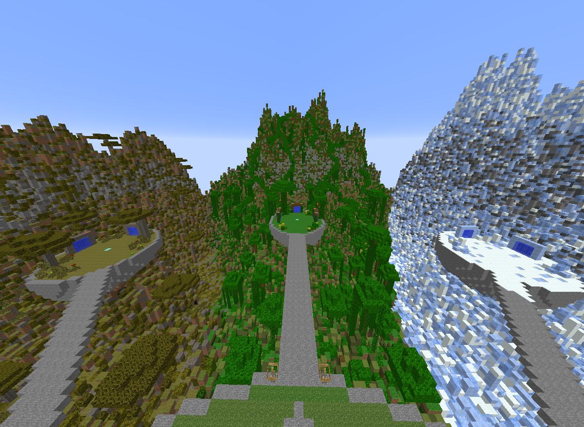 Biome Portal Spawn Minecraft Map