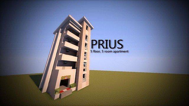 Prius Simple | medrise modern apartment Minecraft Map