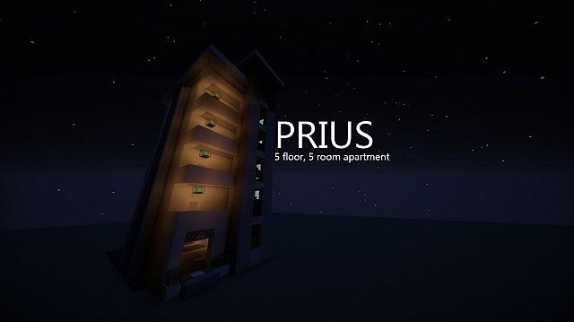 Prius Simple | medrise modern apartment Minecraft Map