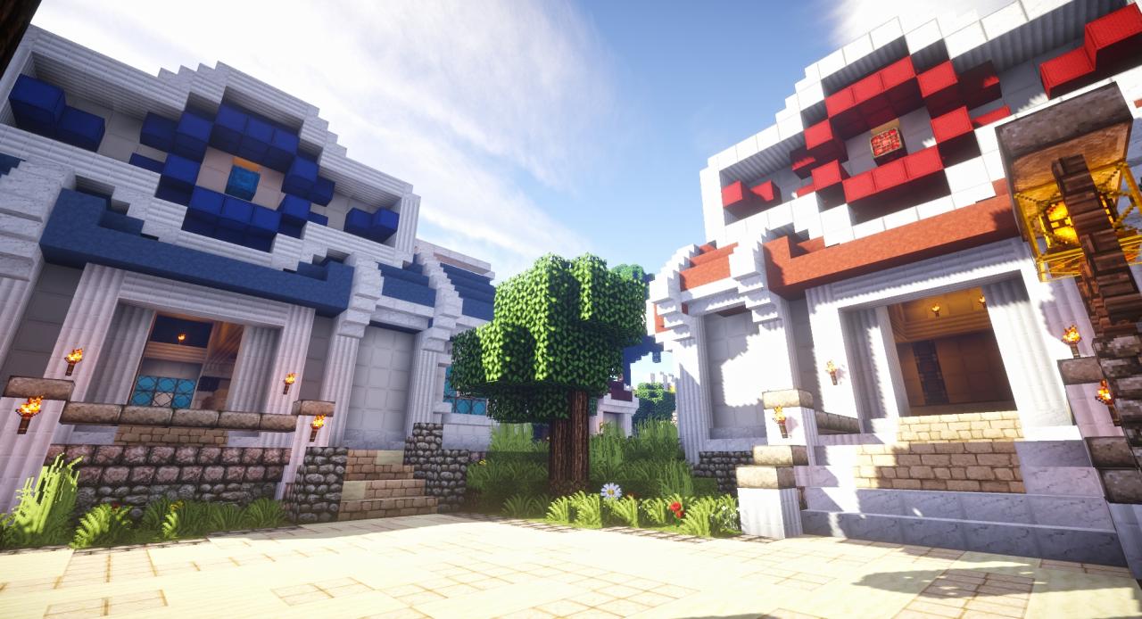 [Modern] Pokémon town [Commission] Minecraft Map