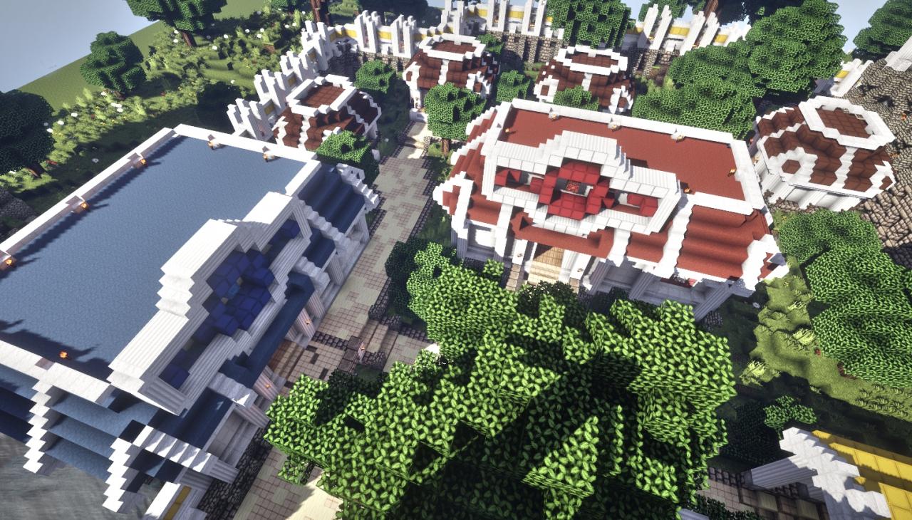 [Modern] Pokémon town [Commission] Minecraft Map