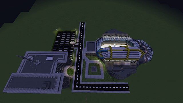 Start of a Modern City Minecraft Map