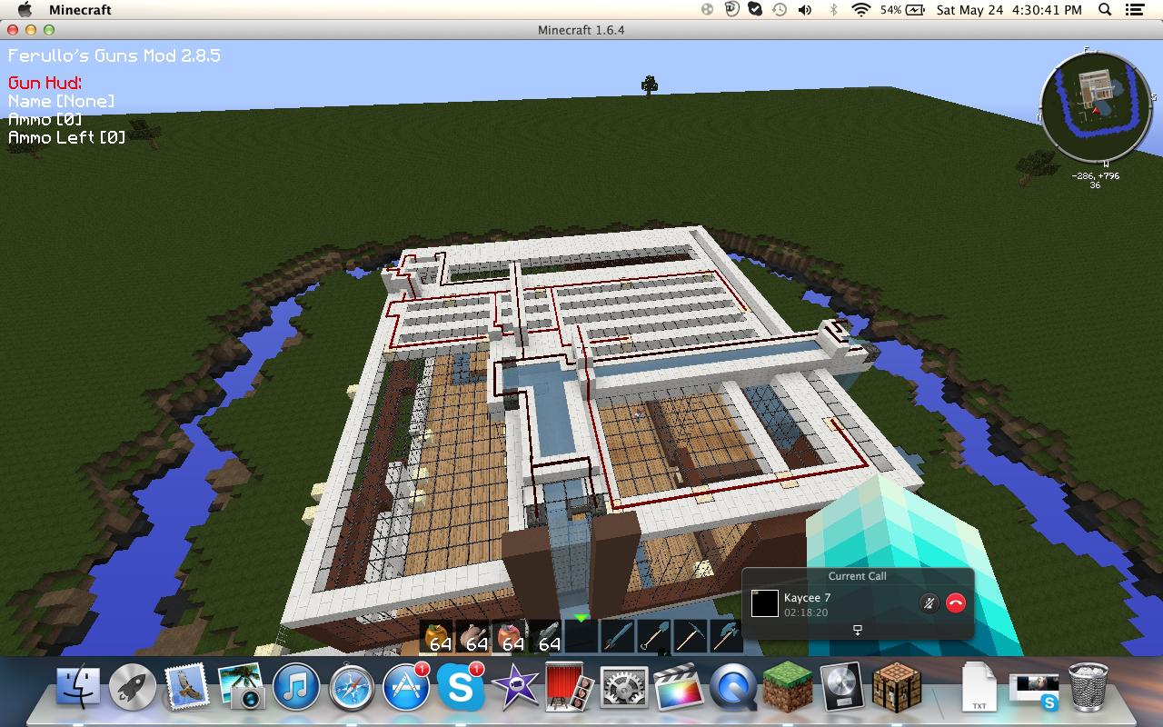 Ultra high tech Modern House Minecraft Map