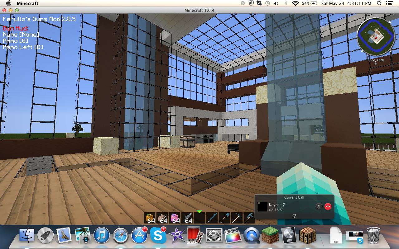 Ultra high tech Modern House Minecraft Map