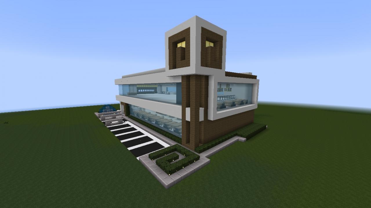 Modern café Minecraft Map