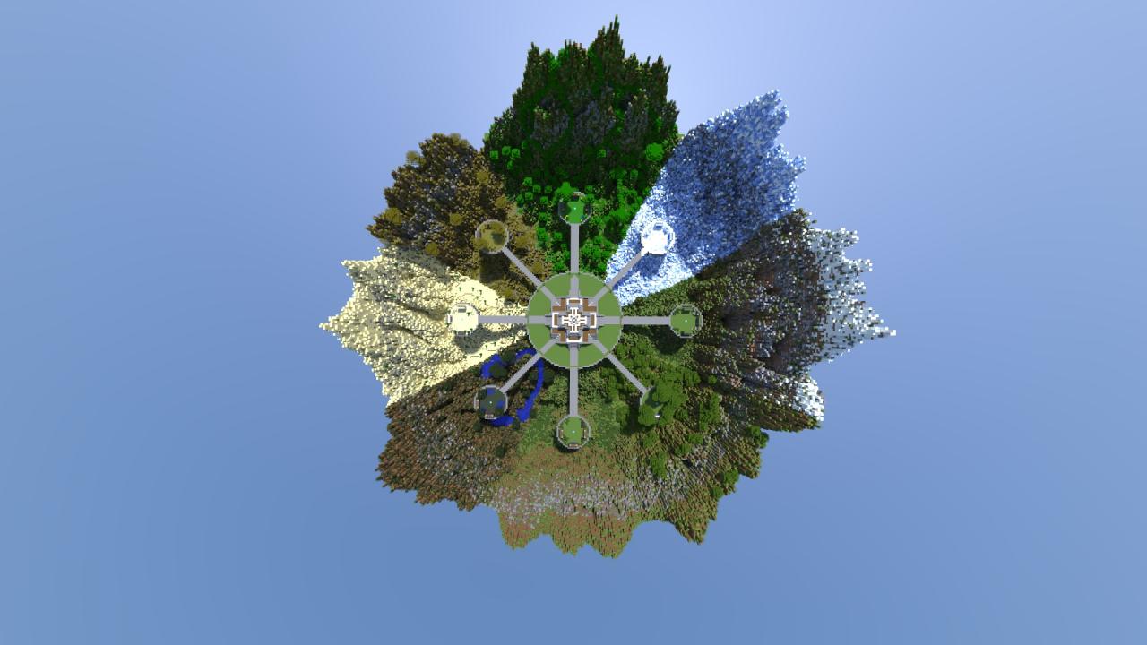 Biome Portal Spawn Minecraft Map