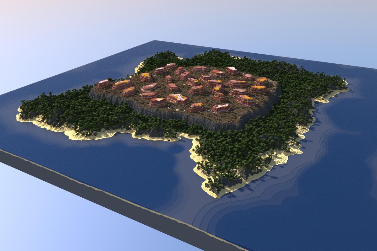 [Realistic terrain] Tropical landscape Minecraft Map