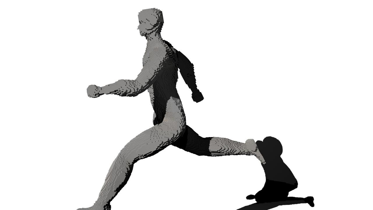 The Minecraft BURNING MAN | Timelapse of Hand-Built 230 Block Tall Man ...