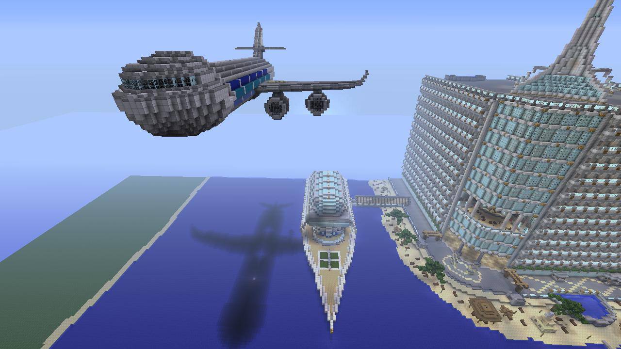 SandSide Hotel Absolute 5 Star Resort Minecraft Map