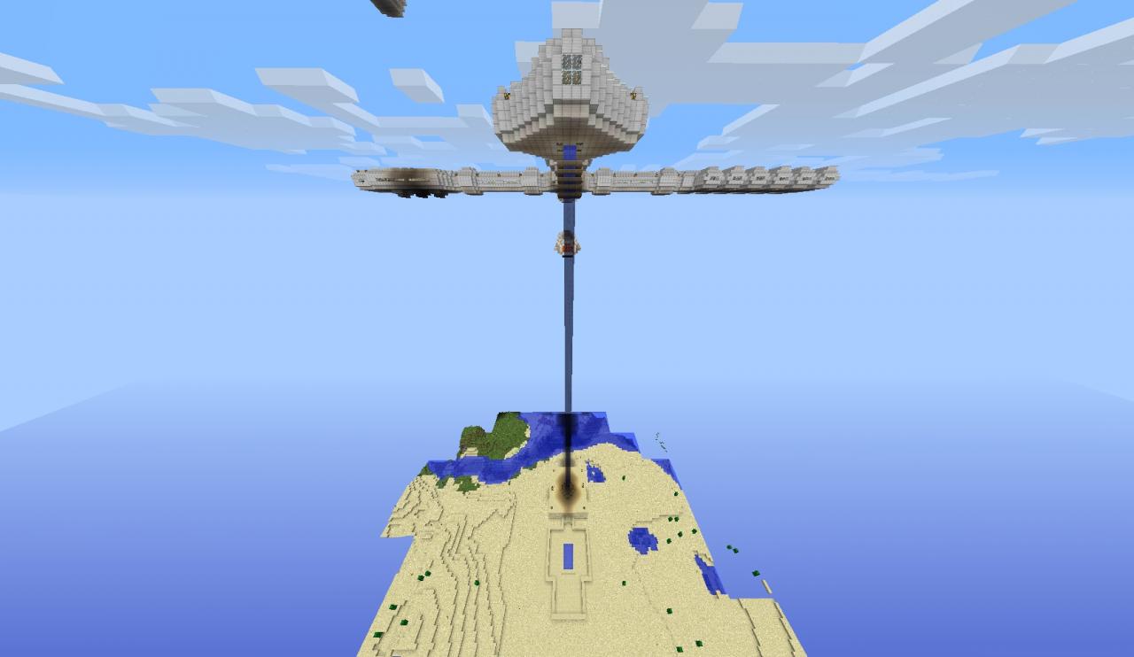 Flying Fortress Minecraft Map