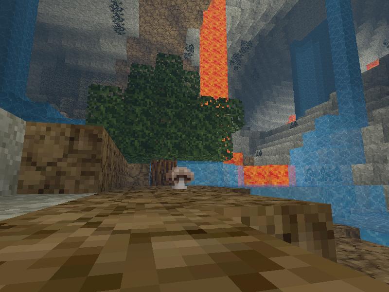 Caves and Trees Minecraft Map