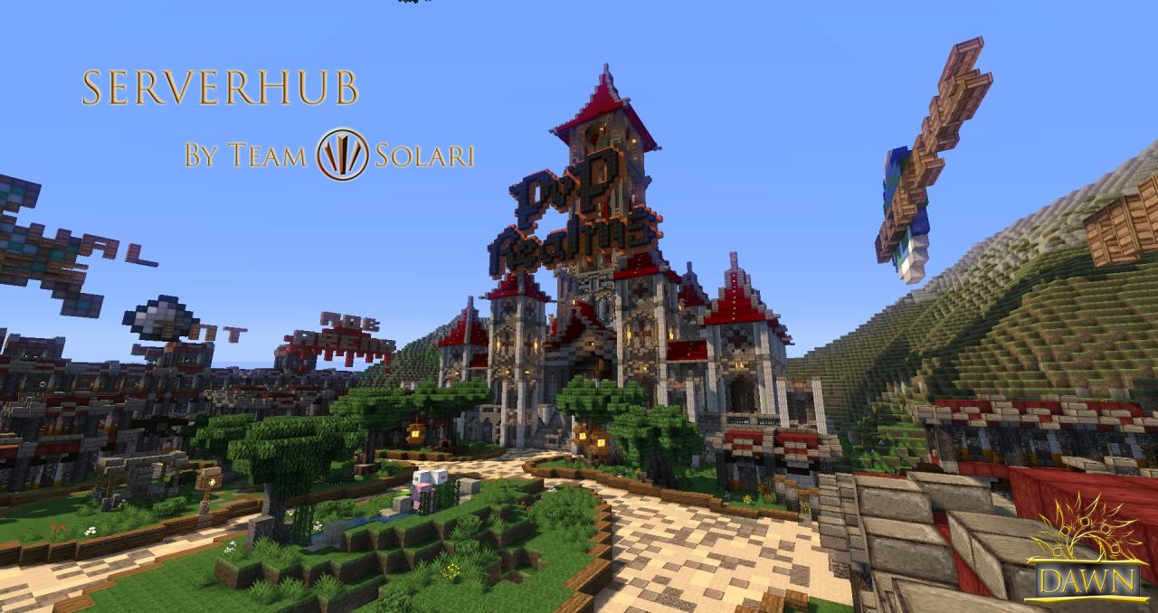 Server hub/Spawn Minecraft Map