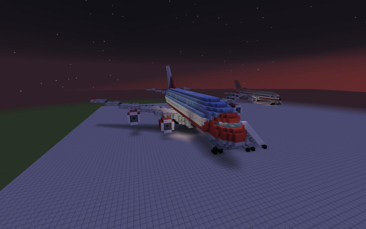 Airbus a380 Minecraft Map