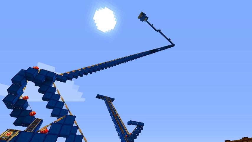 Musical Rollercoaster Minecraft Map