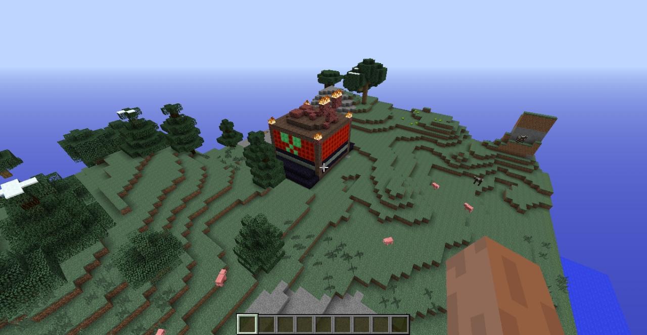 the hidden treasure Minecraft Map