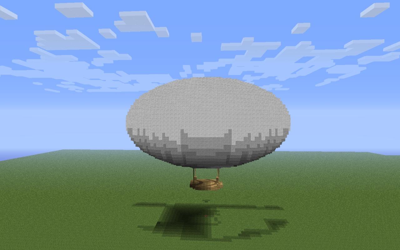 Hot Air Baloon/AirShip Minecraft Map