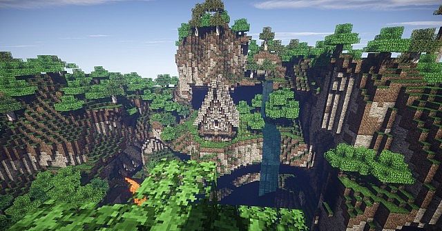 First Attempt At Fantsay Minecraft Map