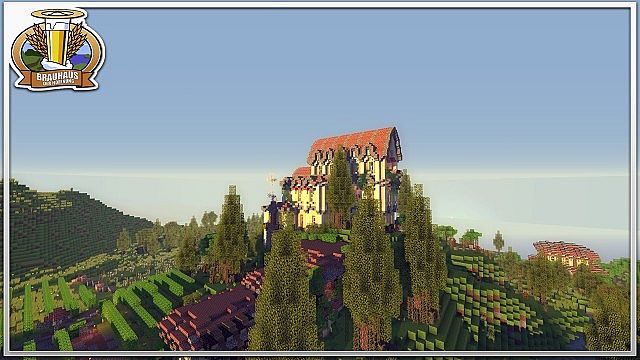 BdH Map 9 | Tuscany Manor and Landscape Minecraft Map