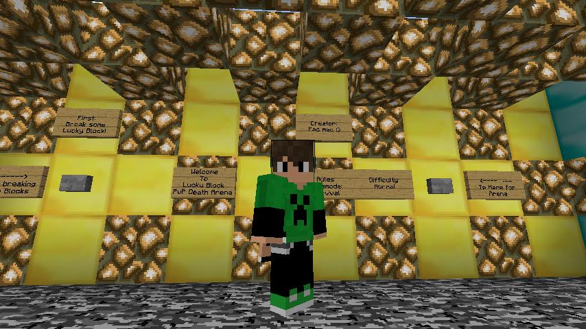 Lucky Block PvP Arena Minecraft Map