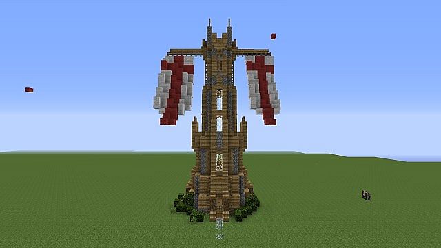 Wood and Cobblestone Tower Minecraft Map