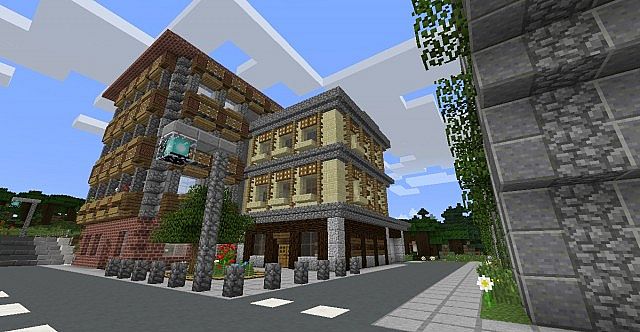 Small Town area. Minecraft Map