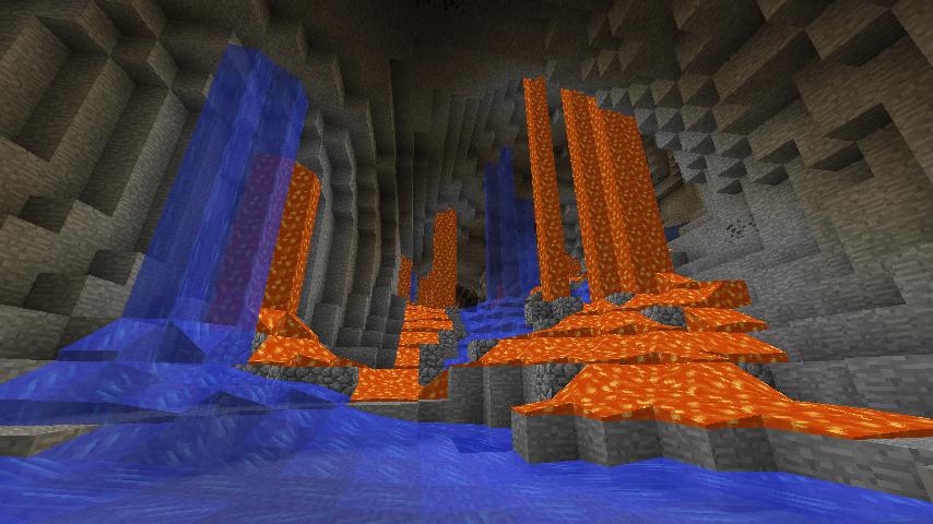 Caves and Trees Minecraft Map