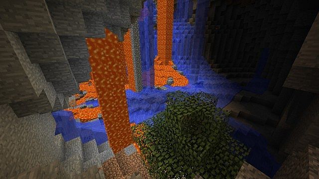 Caves and Trees Minecraft Map